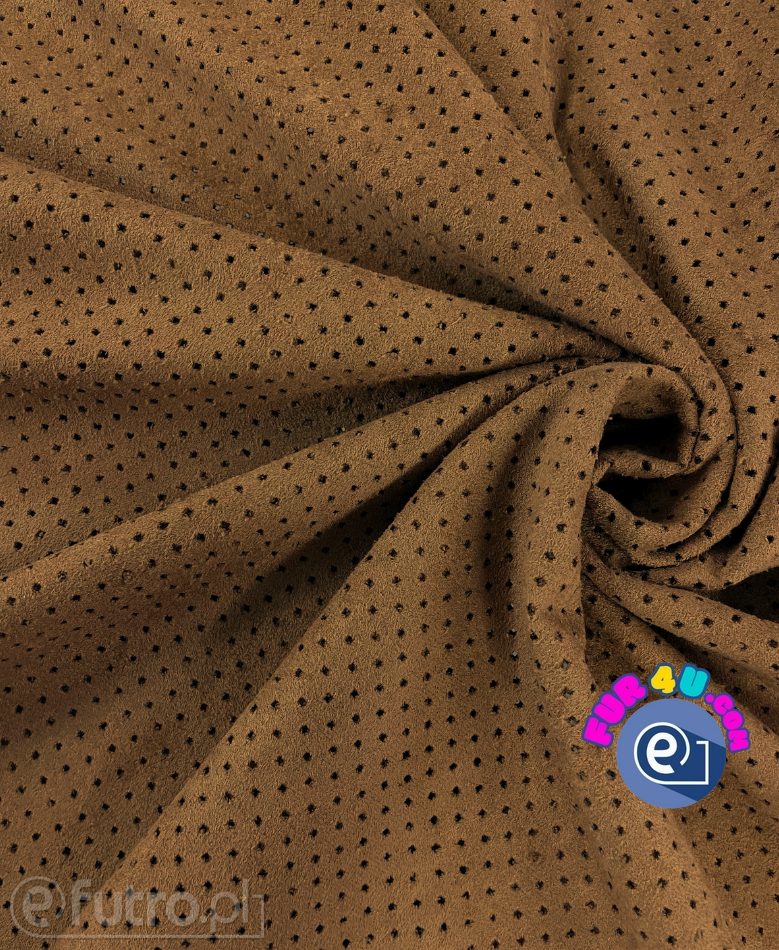 PERFORATED SUEDE - fake leather - SHOP ONLINE