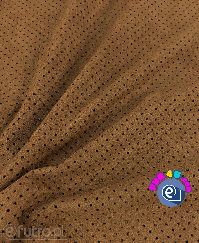 PERFORATED SUEDE - fake leather - SHOP ONLINE