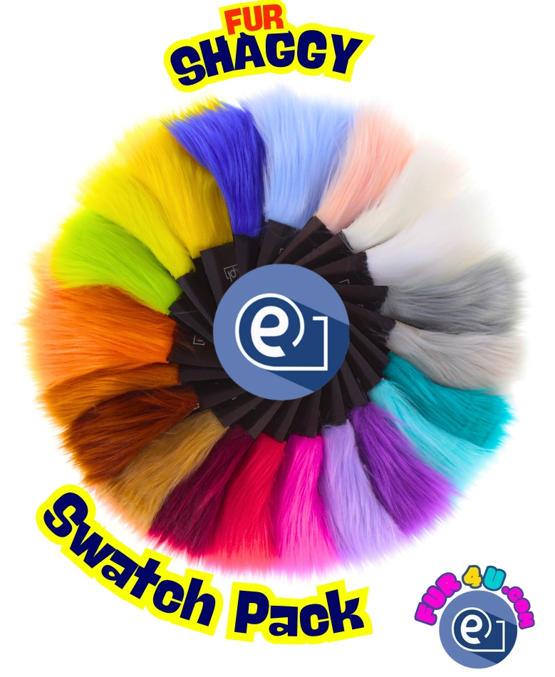 SHAGGY Fur Swatch Pack – Faux Fur Samples | efutro.pl